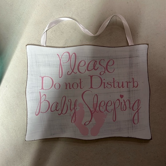 Other | Please Do Not Disturb Baby Sleeping Door Hanger | Poshmark